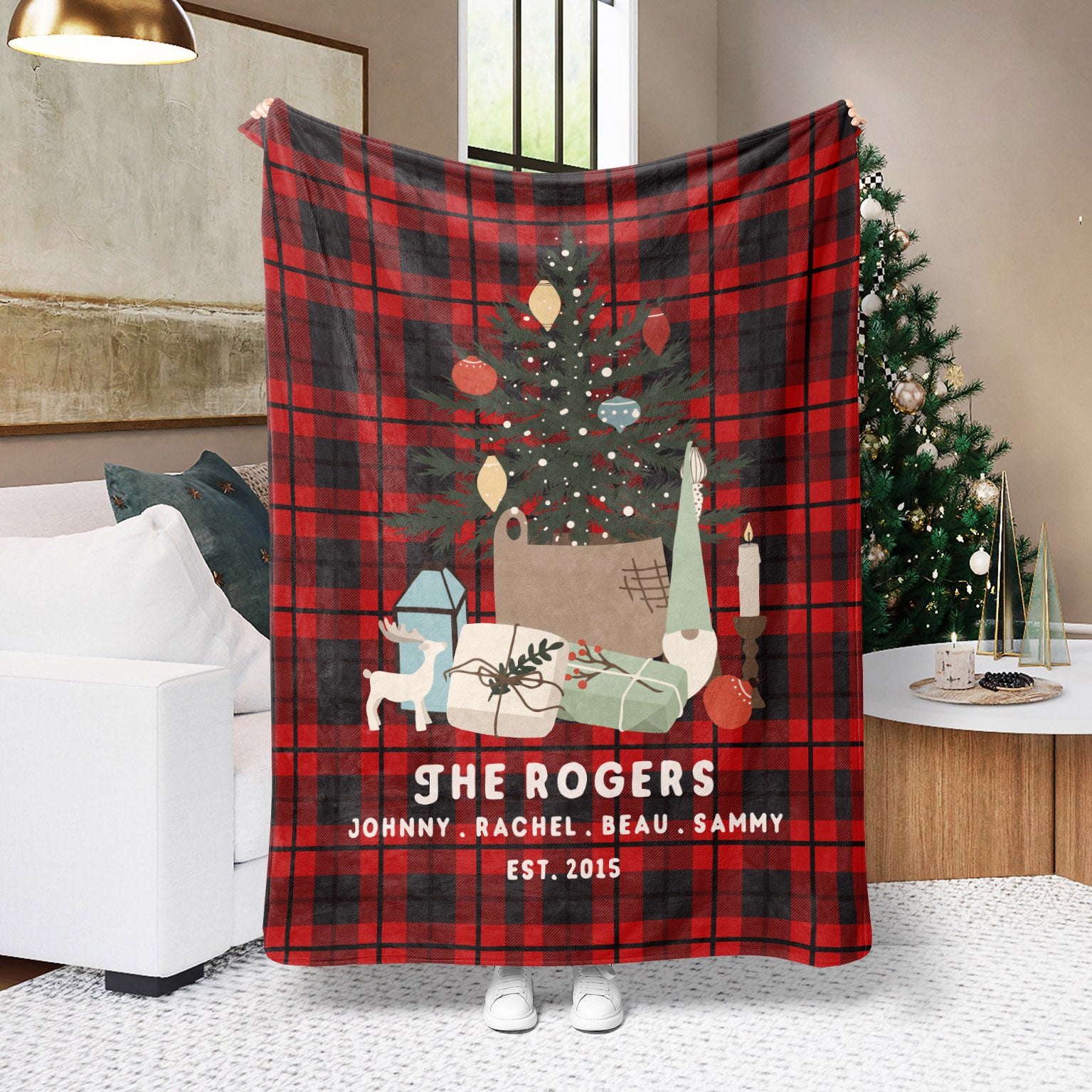 Personalized Christmas Blankets | Festive Holiday Gifts – Relatable Basic